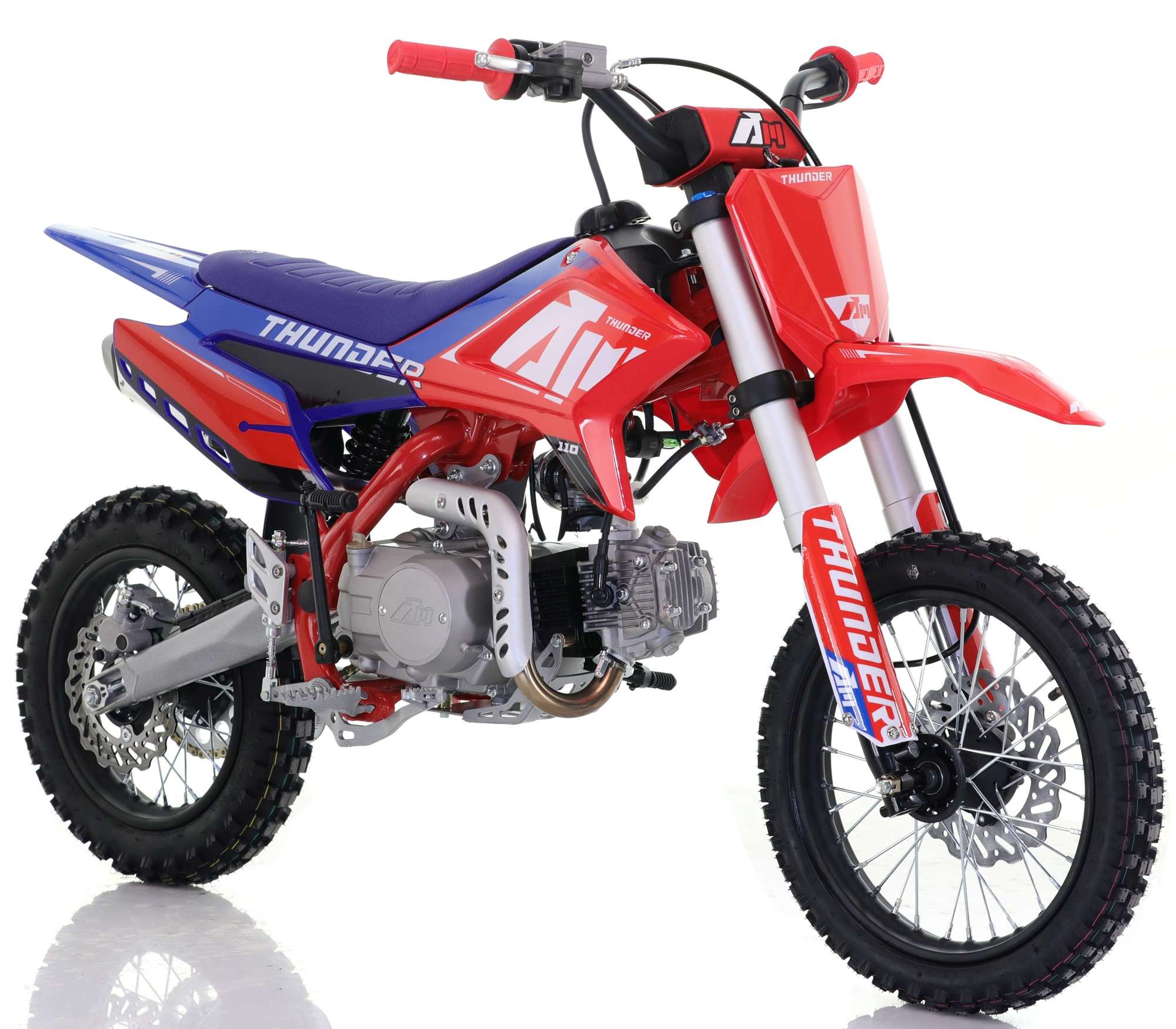 110cc RFN Racing™ Thunder Pro Pit Bike - Red – Quads4Kids