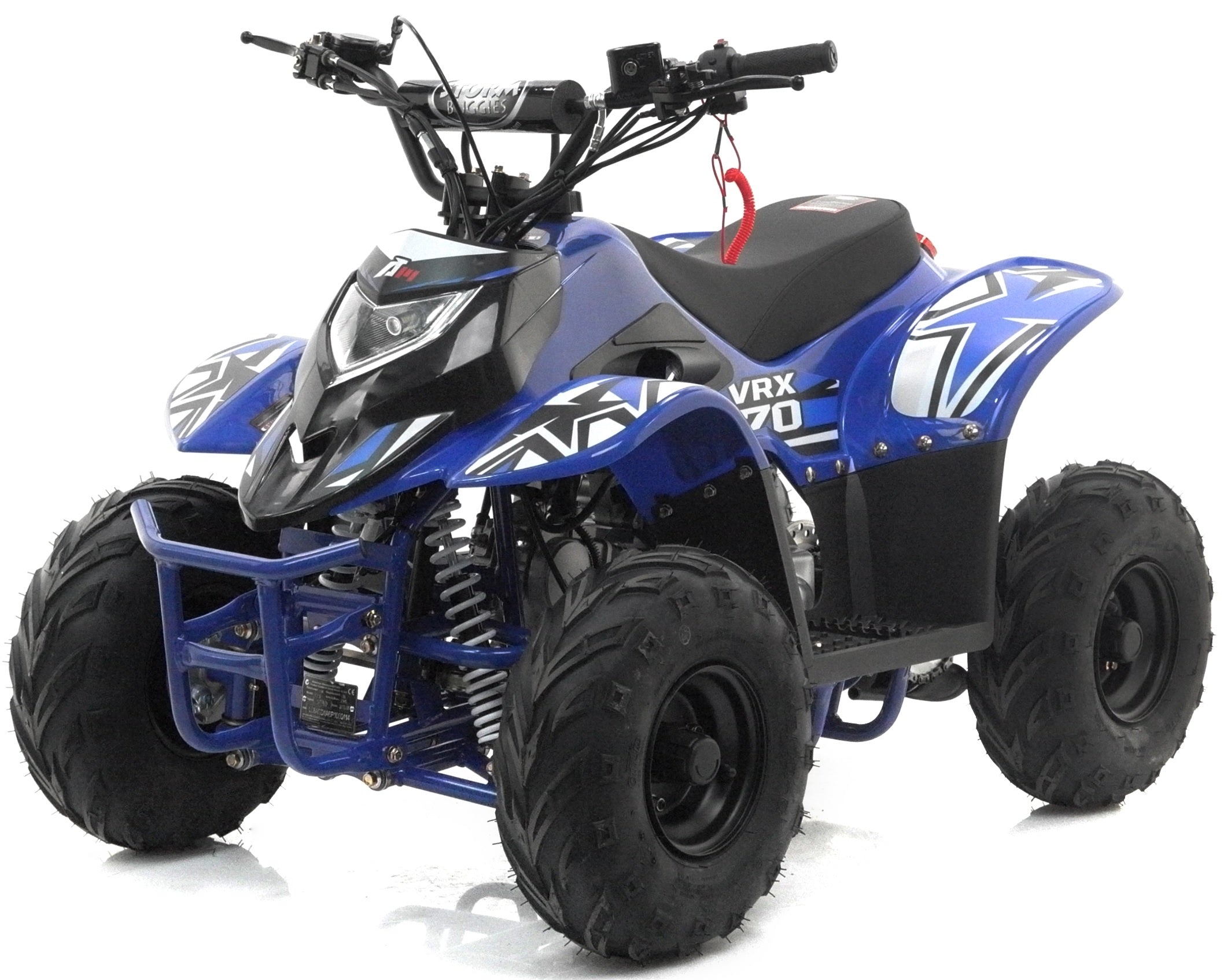 Kids 70cc VRX70 Quad Bike - Blue – Quads4Kids