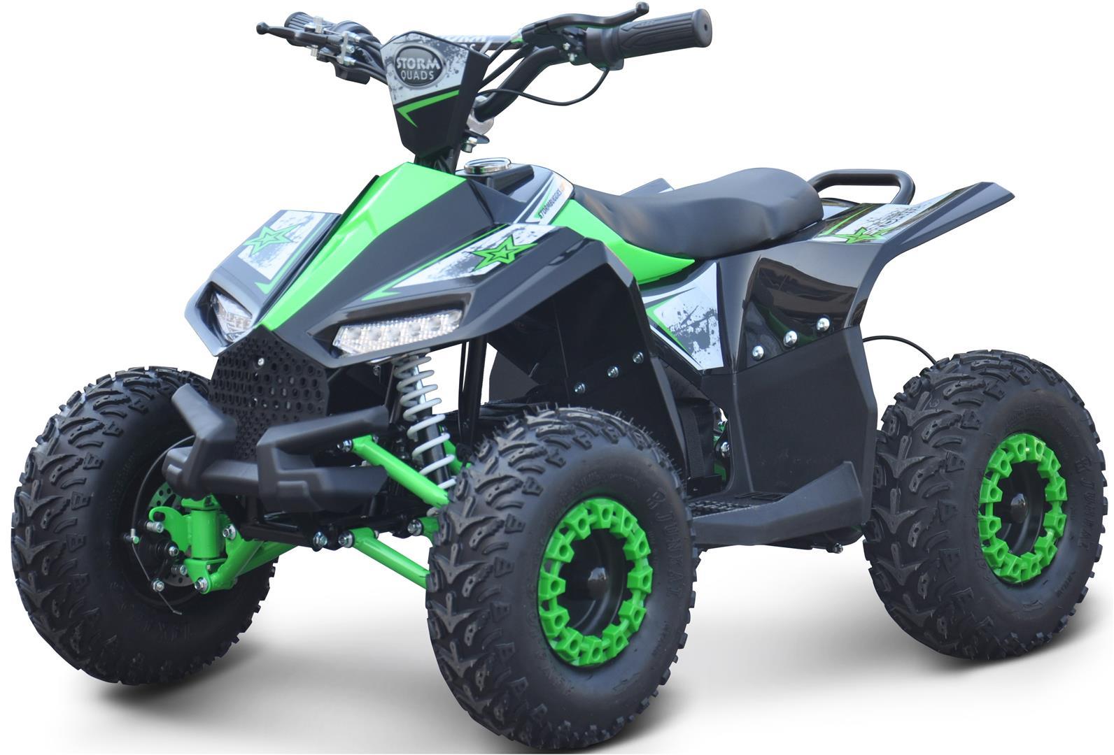 Renegade Ranger 1100w 48v Electric Kids Quad Bike - Green – Quads4Kids