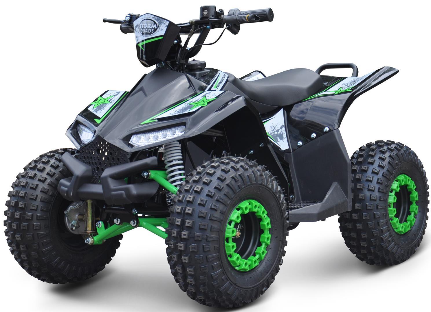 Renegade 1200w 48V Electric Quad Bike - Green – Quads4Kids