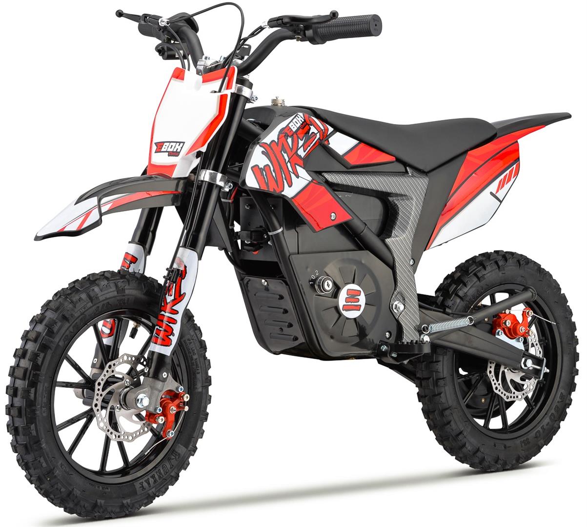 Stomp EBOX Wired 500w Red Electric Pit Bike – Quads4Kids