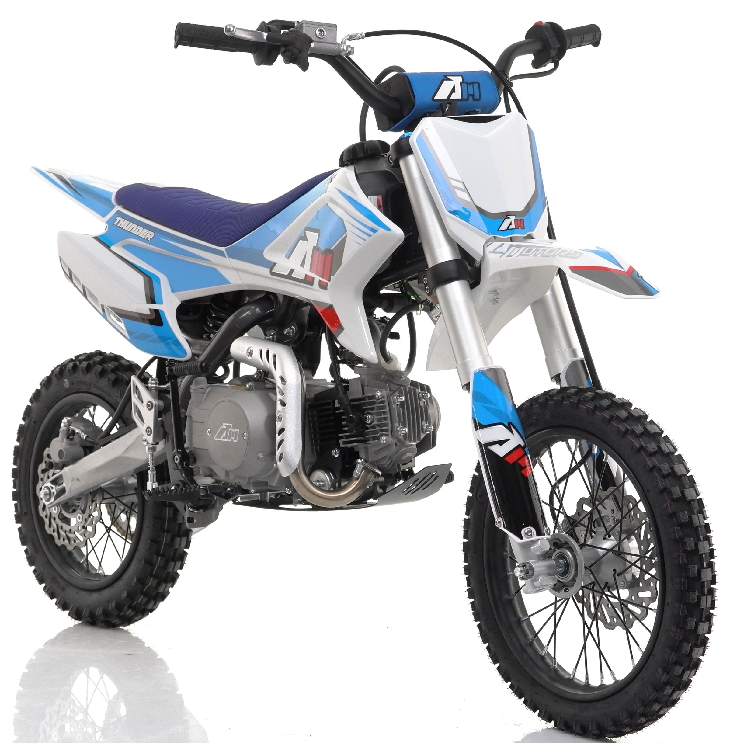 110cc RFN Racing™ Thunder Pro Pit Bike - Blue – Quads4Kids